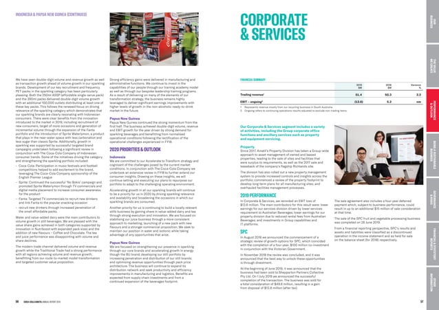 Coca cola (annual report 2019) | PDF