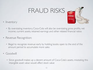 Coca Cola Audit Presentation: Planning the Audit | PDF