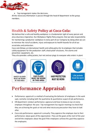 Coca cola beverages | DOCX