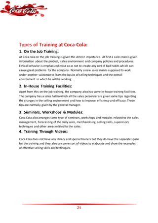 Coca cola beverages | DOCX