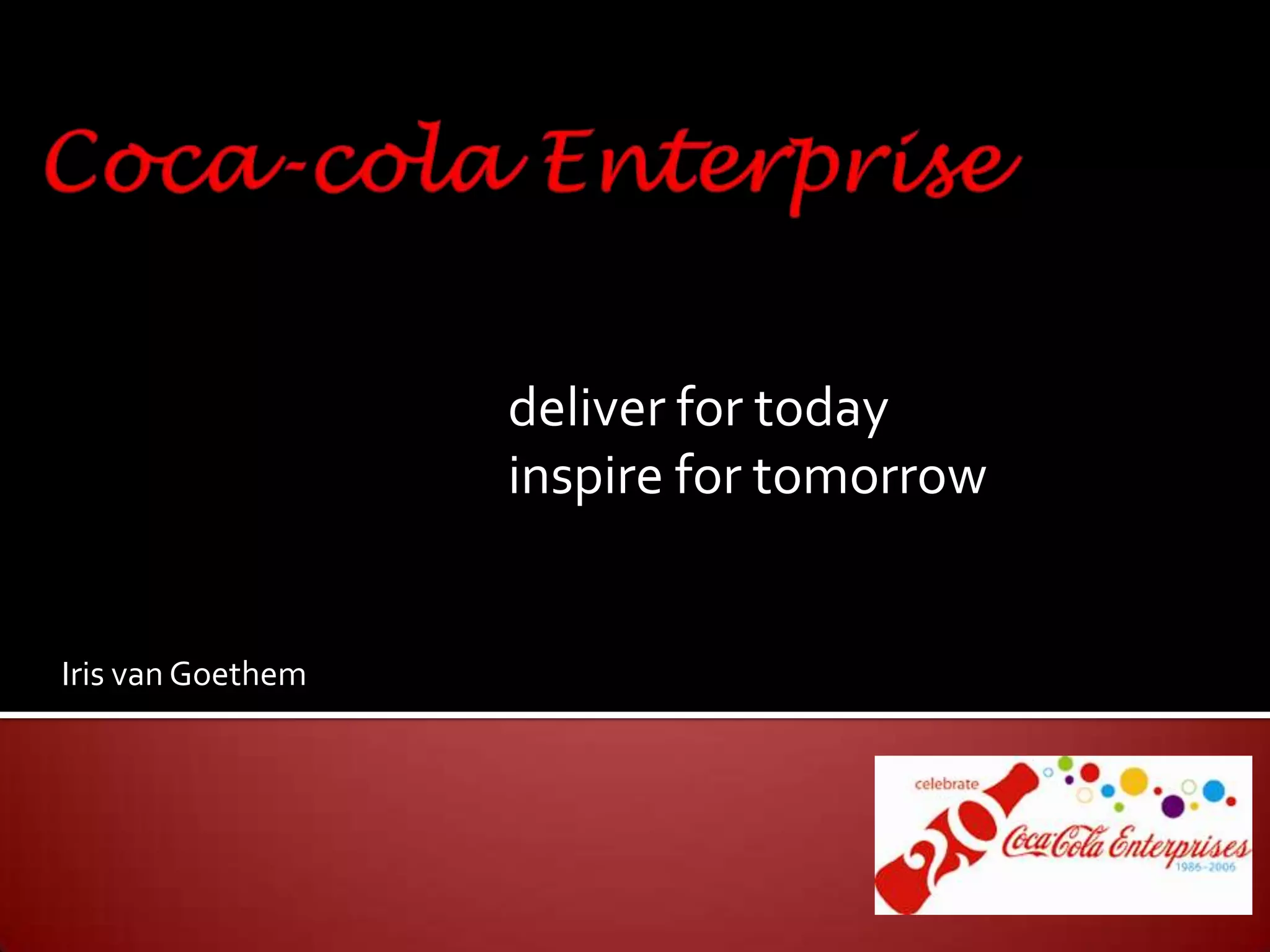 A financial view on Coca cola enterprise | PPTX