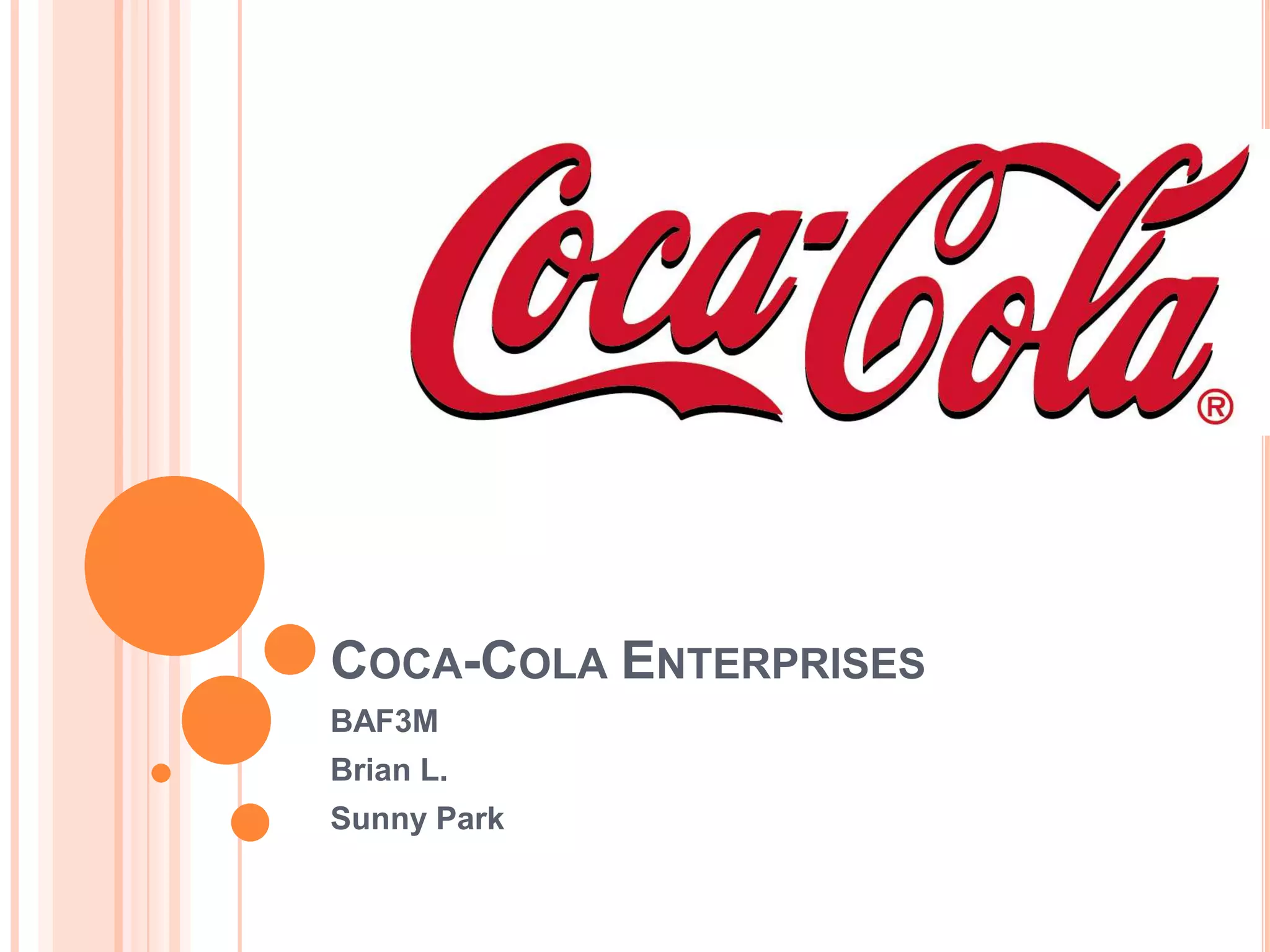 Coca Cola Enterprises | PPTX