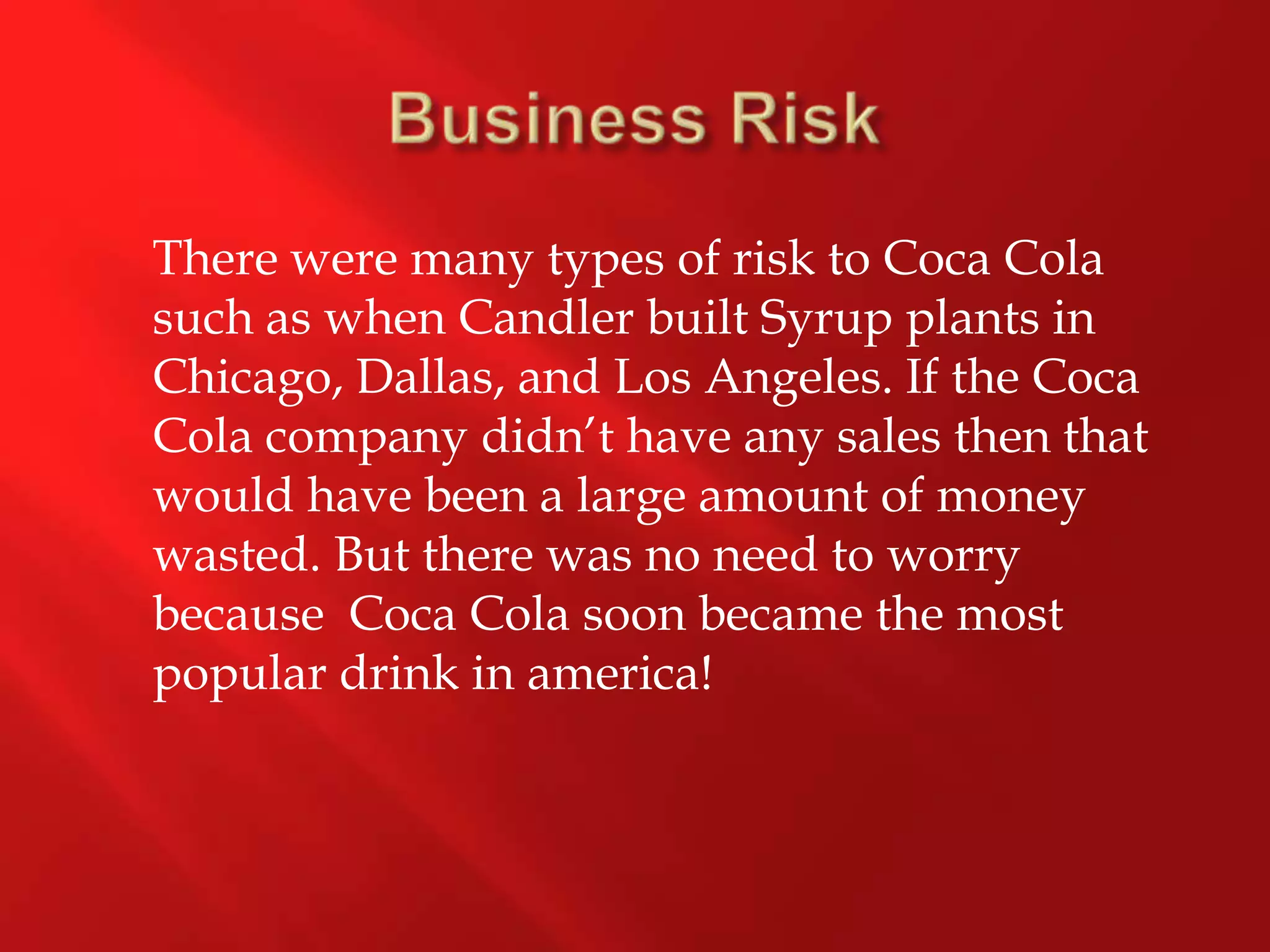 Coca Cola Final Draft | PPTX