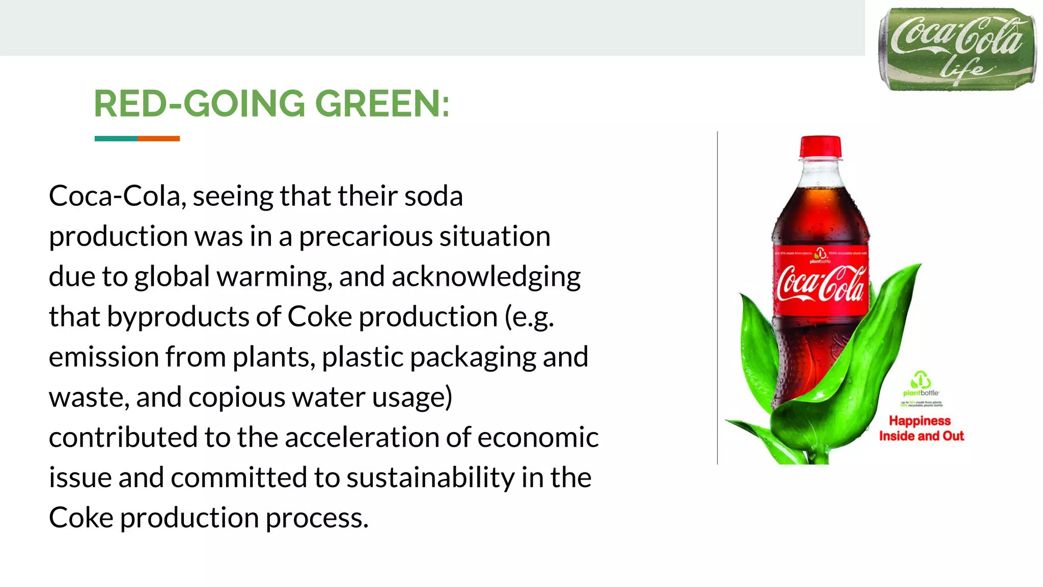 Coca cola goes green | PDF