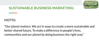 Coca cola goes green | PDF