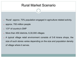 Coca cola india’s thirst for the rural market | PPTX