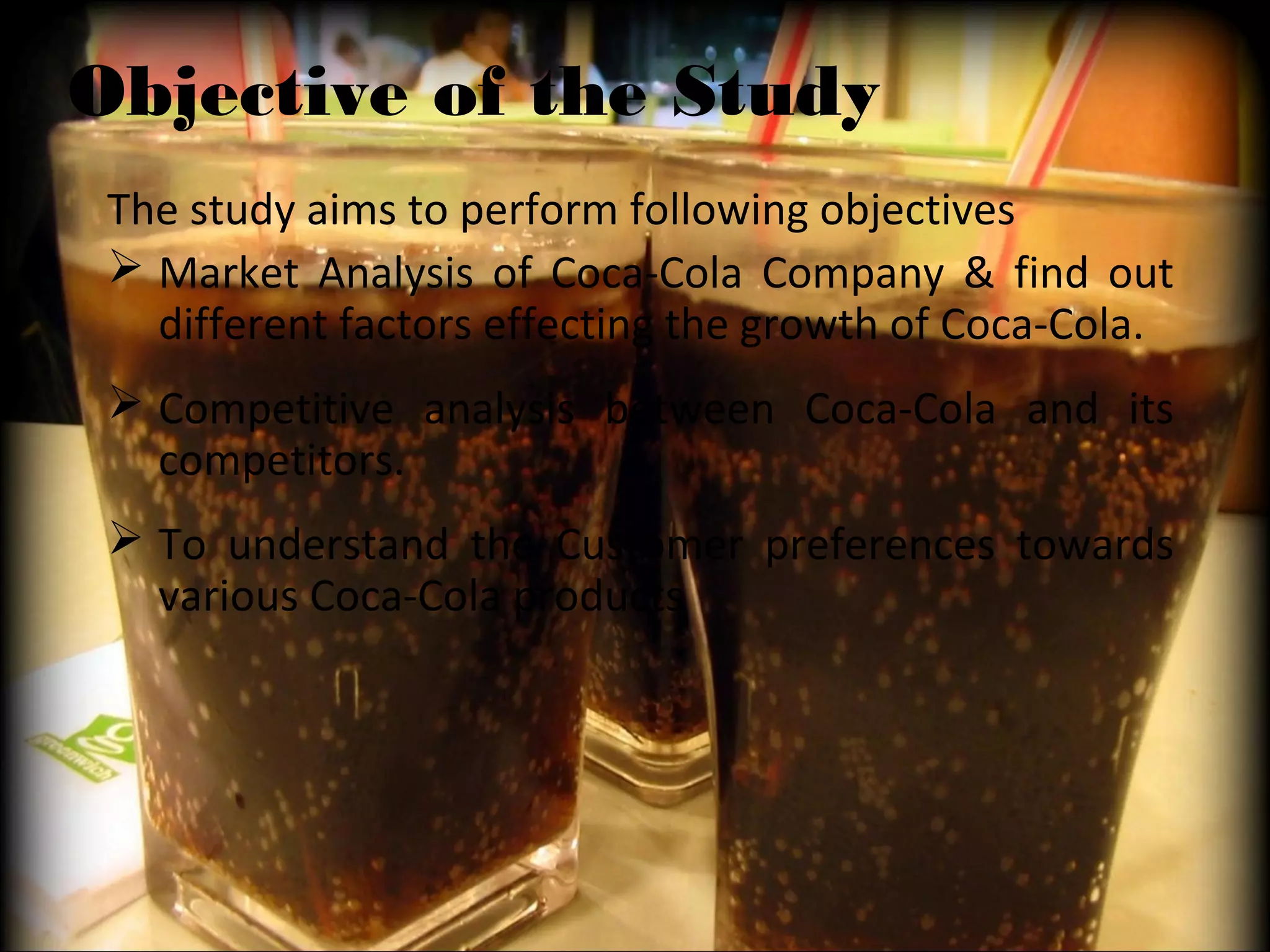 Coca cola industry analysis (indian perspective) | PPT