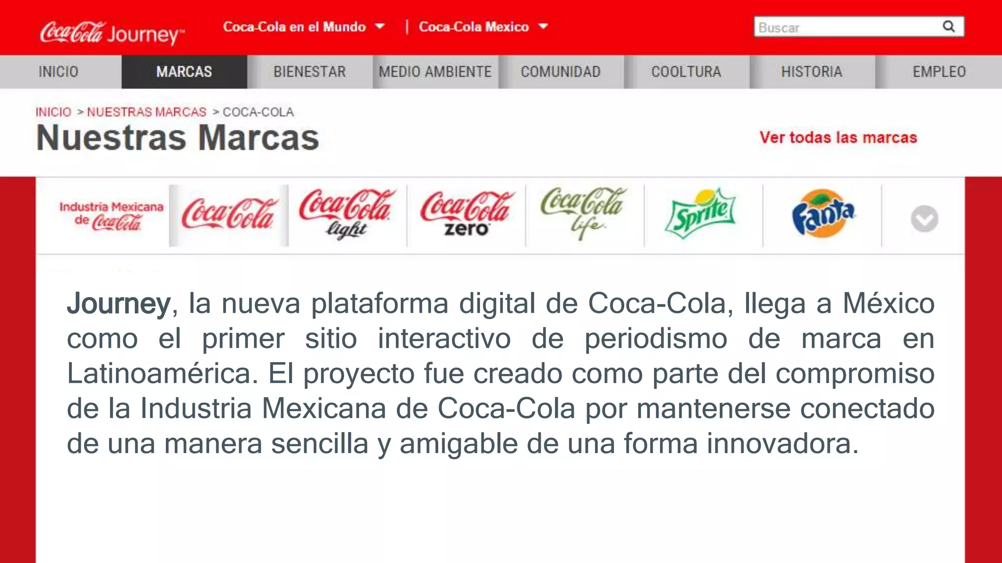 Coca-Cola Journey llega a Latinoamérica, su primera parada: México | PPTX