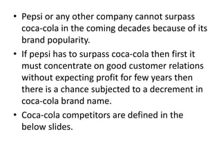 Coca cola minicase ppt | PPTX