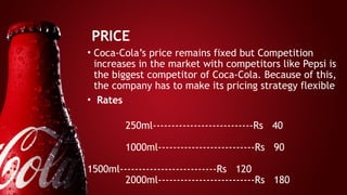 COCA-COLA Marketing Plan and whole scenario | PPTX