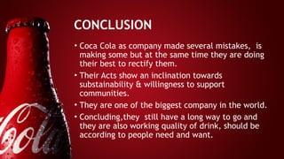 COCA-COLA Marketing Plan and whole scenario | PPT