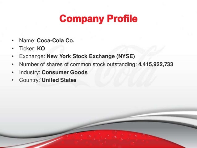 Coca-Cola Financial Analysis