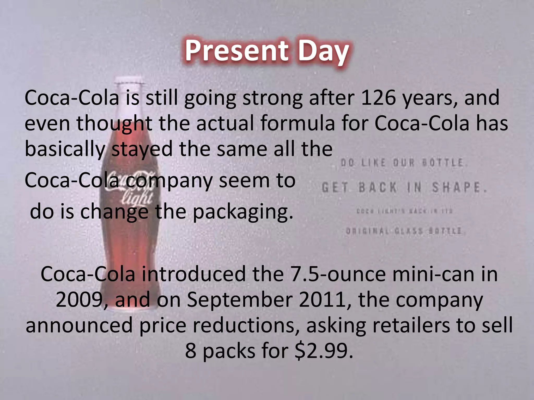 Coca cola presentation | PPTX