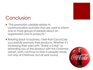 Coca-Cola presentation | PPTX