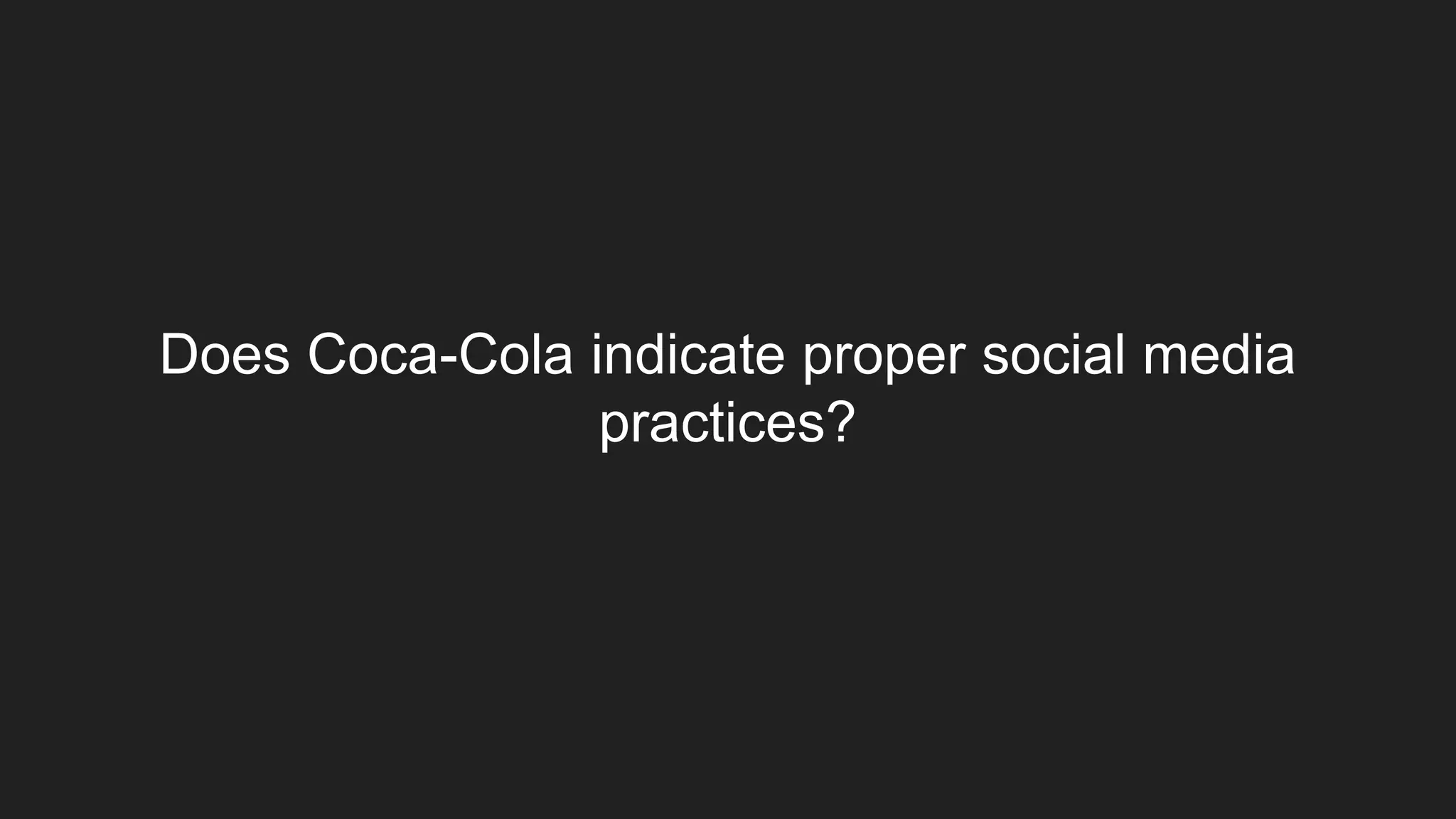 Coca Cola Presentation Audit | PPT