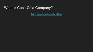 Coca Cola Presentation Audit | PPT