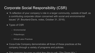 Coca Cola Presentation Audit | PPTX