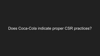 Coca Cola Presentation Audit | PPT