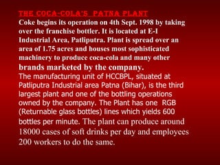 Coca Cola Project Presentation | PPT