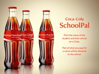 Coca-Cola SchoolPal by Anne & Stevie | PDF