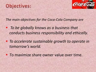 Coca cola strategic management | PPTX
