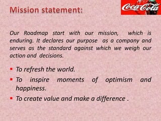 Coca cola strategic management | PPTX