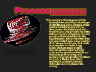Cocacola | PPTX | Chemistry | Science