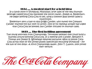Coca Cola Company | PPT