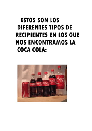 Coca cola | PDF