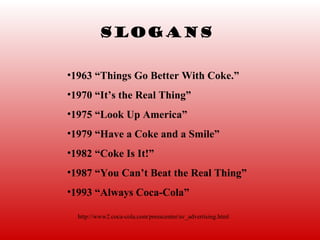 Coca cola | PPT | Advertising Industry | Industries