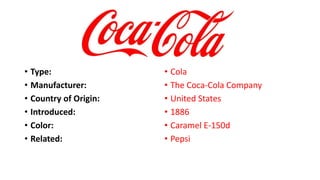 Coca cola | PPT