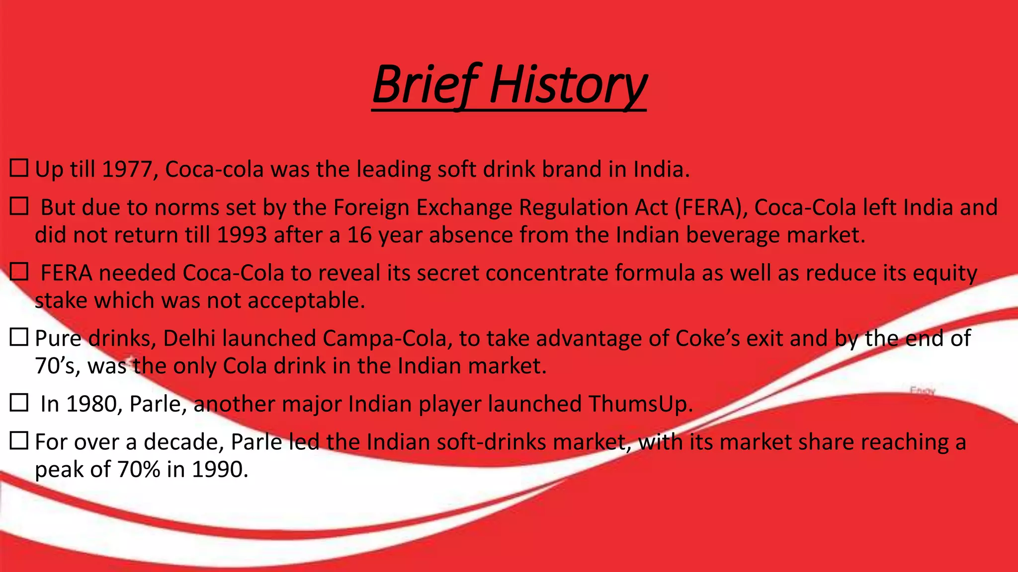 Sales and Distribution of Coca cola | PPTX