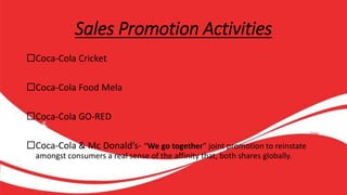 Sales and Distribution of Coca cola | PPTX