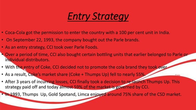 Sales and Distribution of Coca cola | PPTX