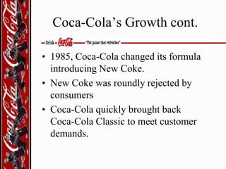 Coca cola Brand Management | PPTX