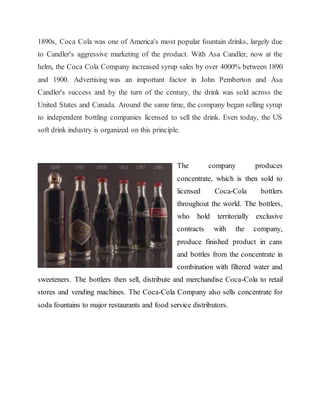 Coca cola | PDF