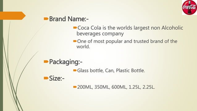 Coca cola marketing mix | PPTX