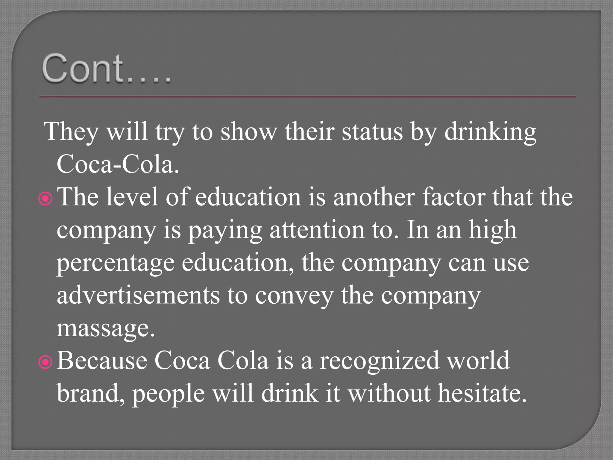 Case Study on Coca Cola Company | PPTX