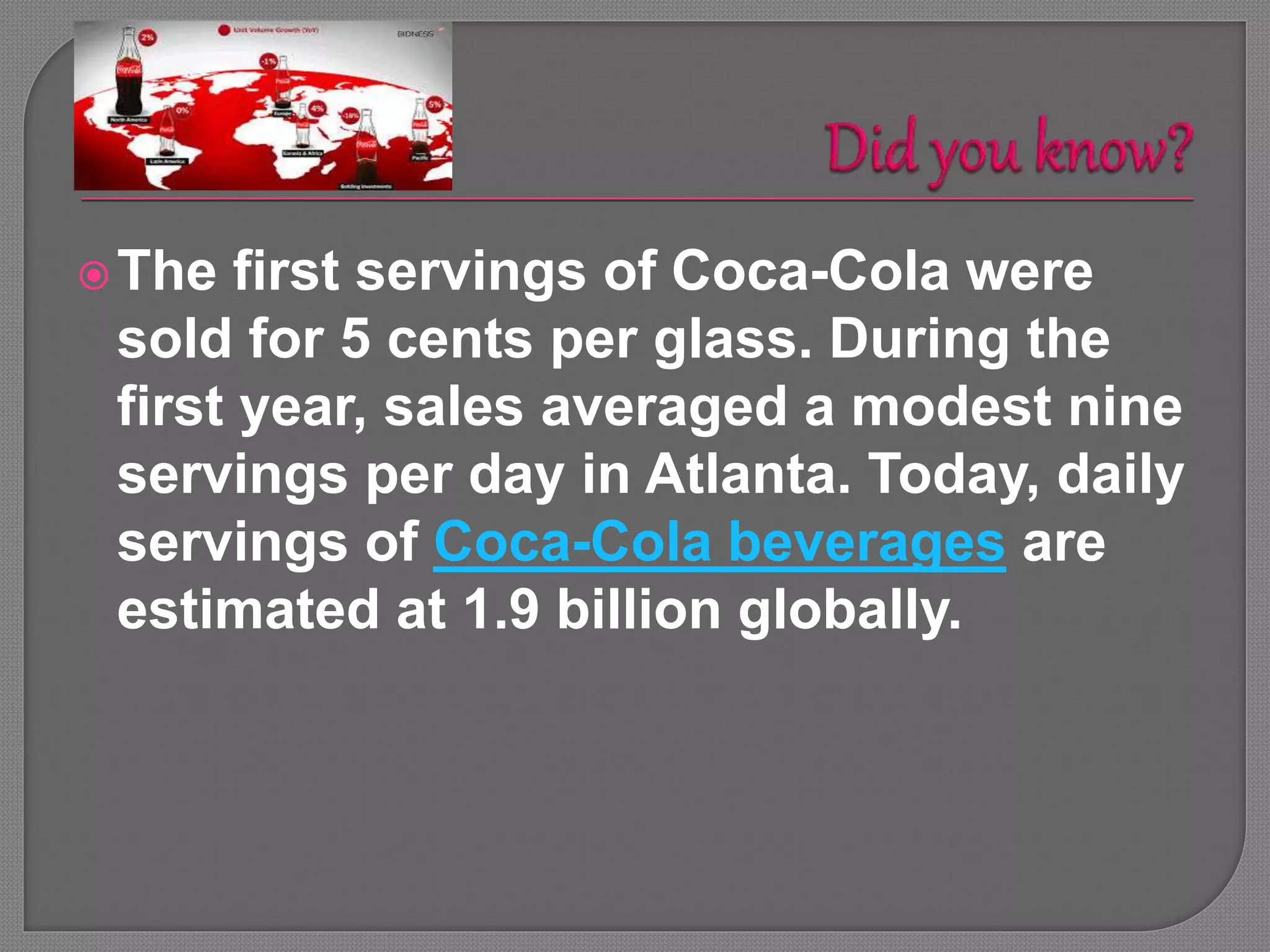 Case Study on Coca Cola Company | PPTX