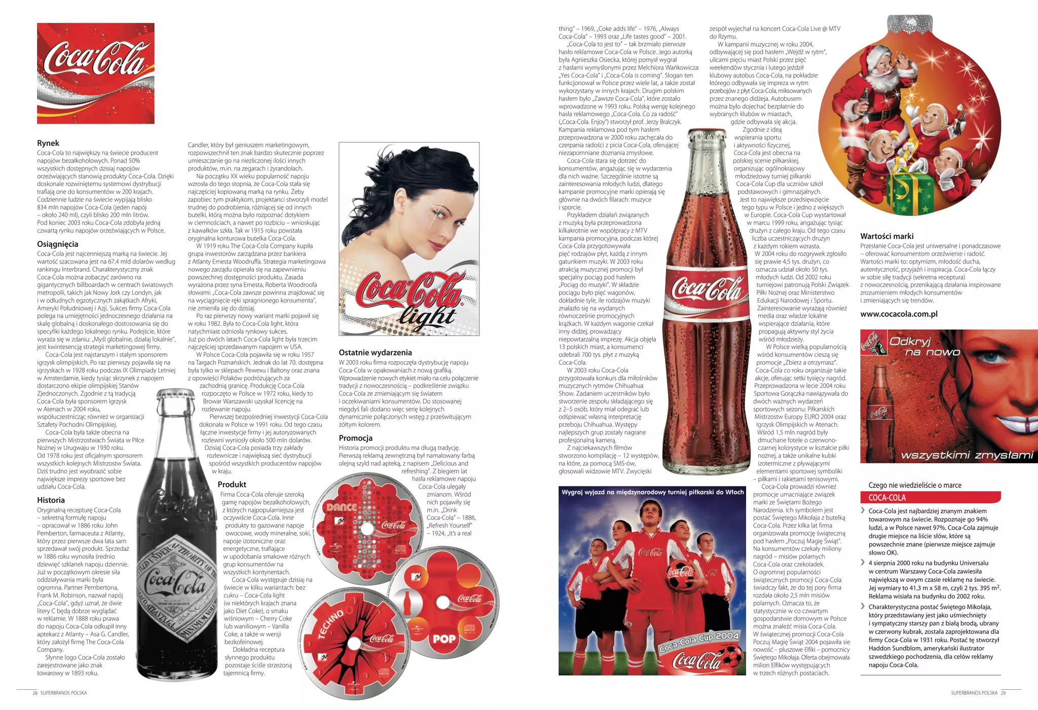 Case study marki Coca cola z Albumu Superbrands Polska 2005 | PDF