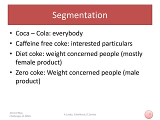 Marketing analysis of Coca cola | PPTX