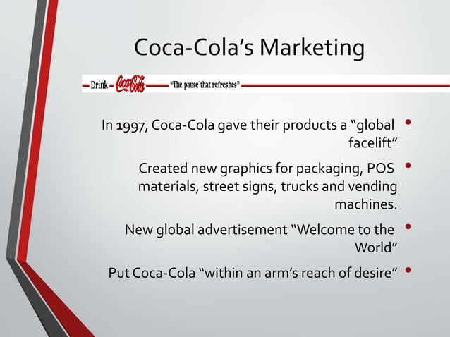 Cocacola co. analysis | PPT
