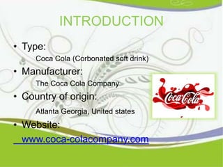 Coca cola | PPT