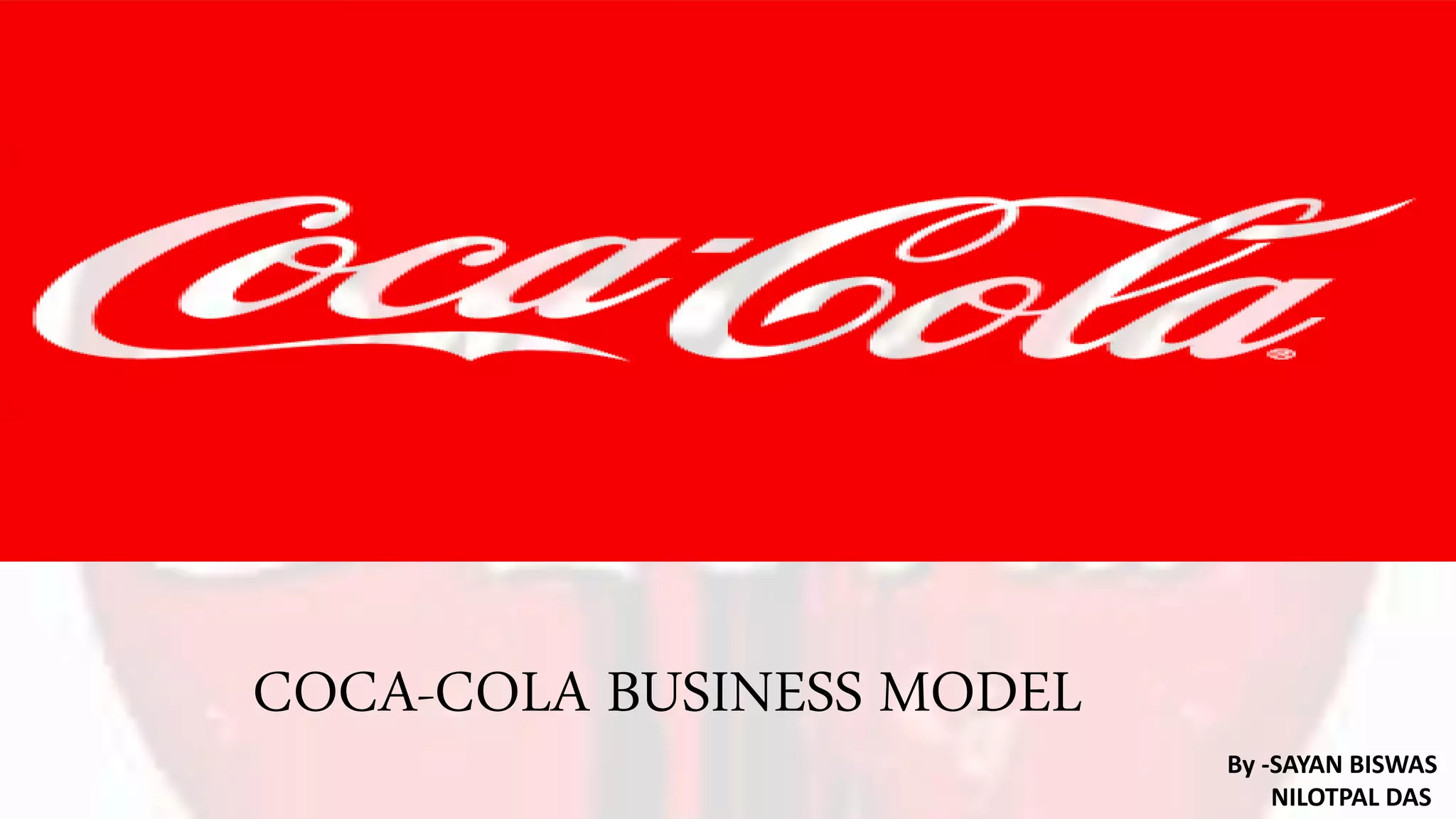 Coca cola Business Model | PPTX