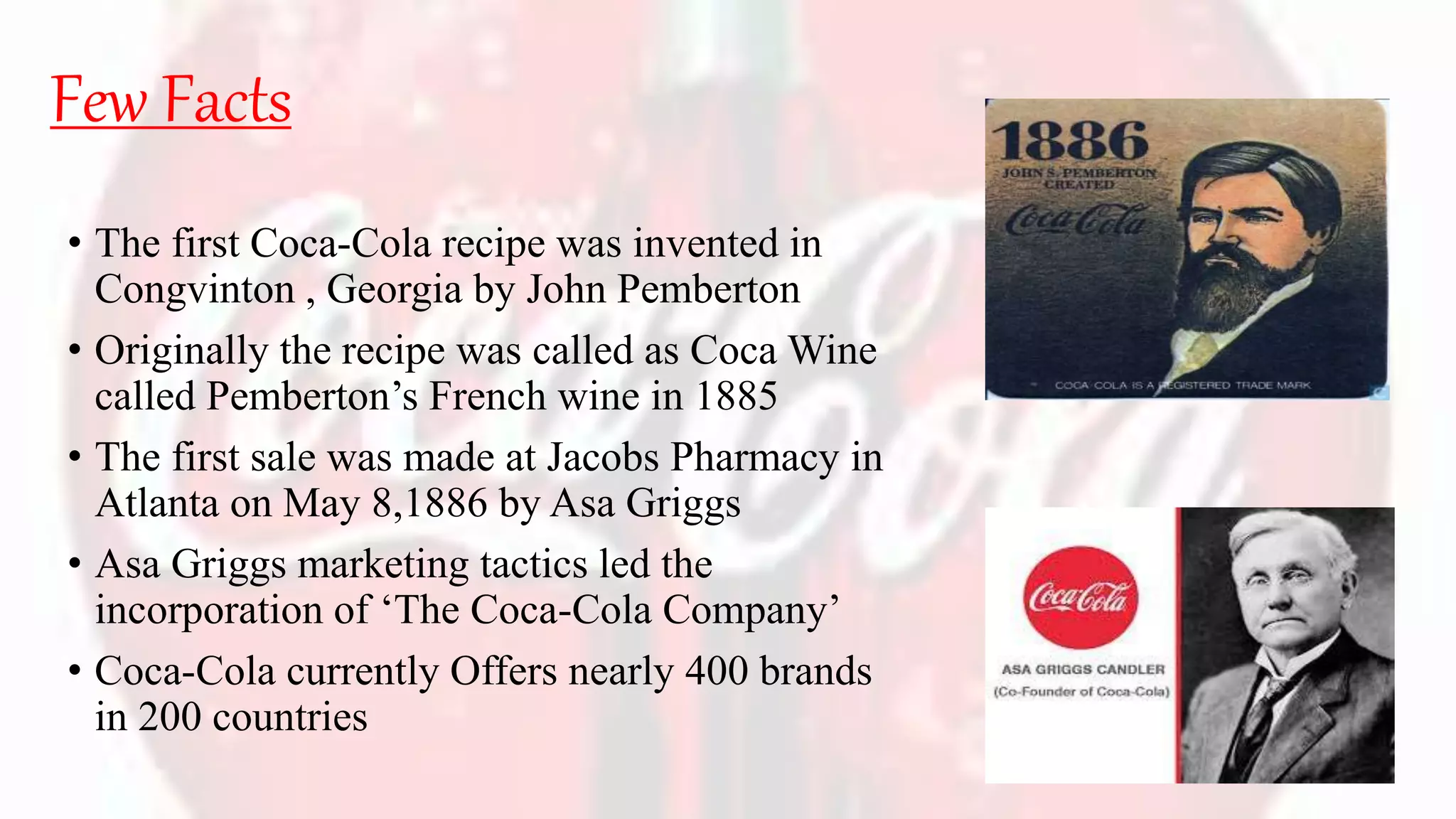 Coca cola Business Model | PPTX
