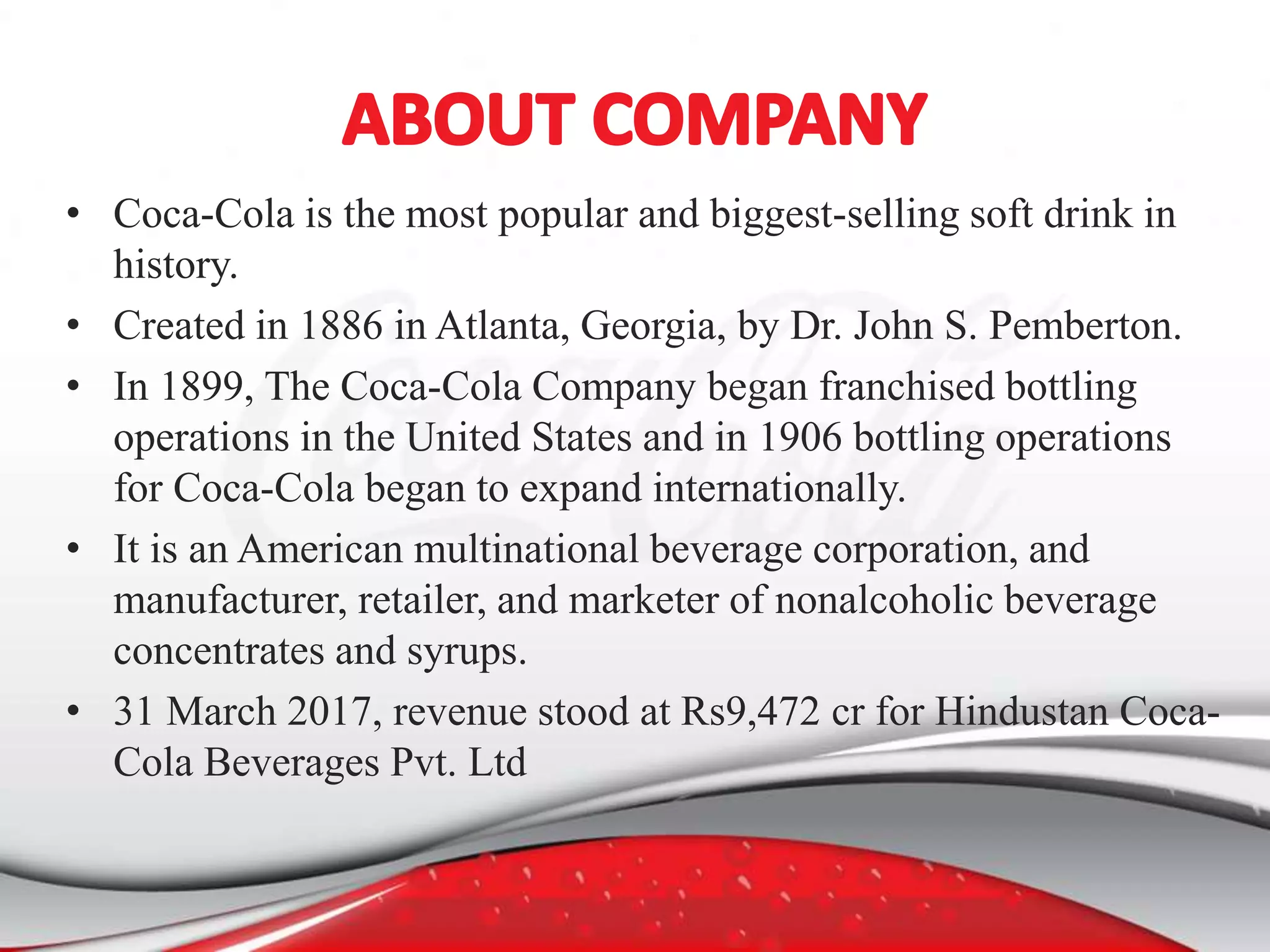 Coca cola | PPTX