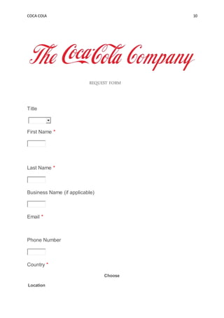 Coca cola | DOCX