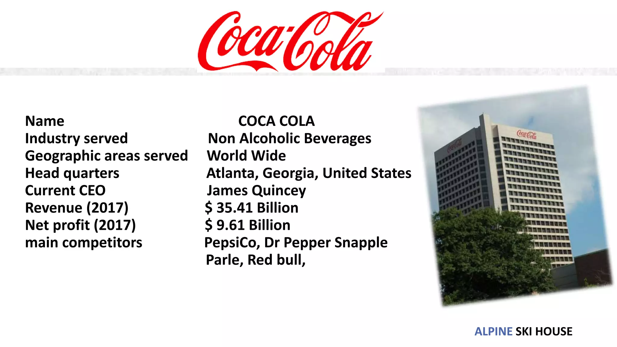 Coca Cola slideshare | PPT