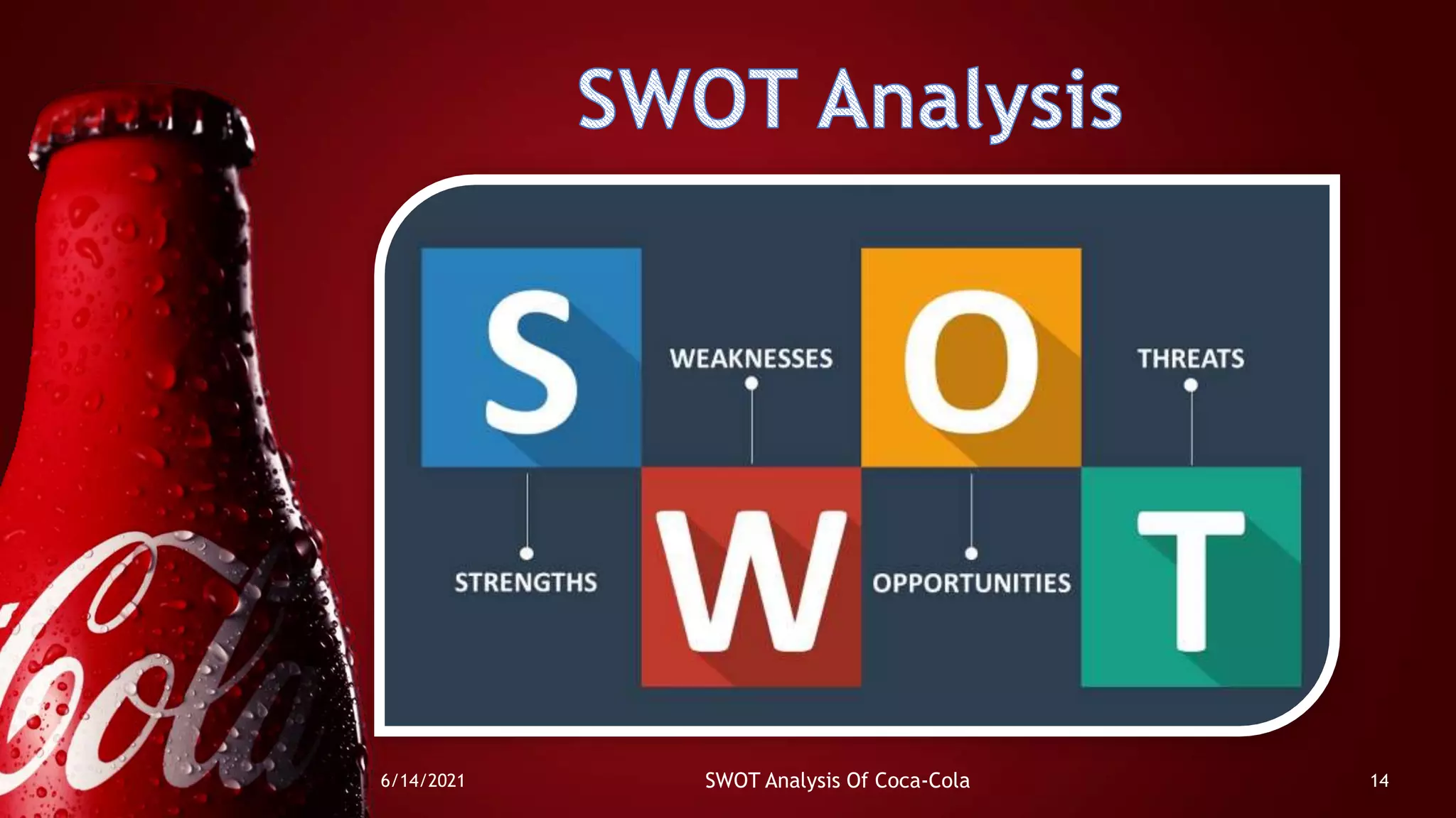 Coca Cola Vs Pepsi SWOT Analysis & Porters Model Of Coca Cola | PPTX