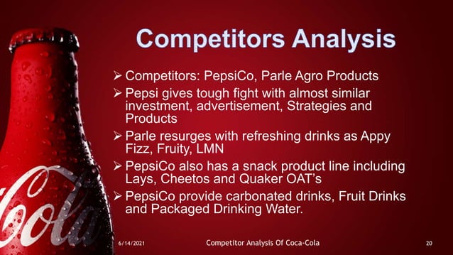 Coca Cola Vs Pepsi SWOT Analysis & Porters Model Of Coca Cola | PPTX